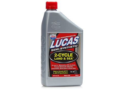 Lucas Oil Land & Sea 2-Cycle Oil 1 Quart