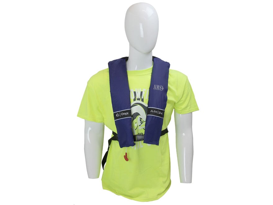 AMS Automatic/Manual Inflatable Life Vest Personal Flotation Device