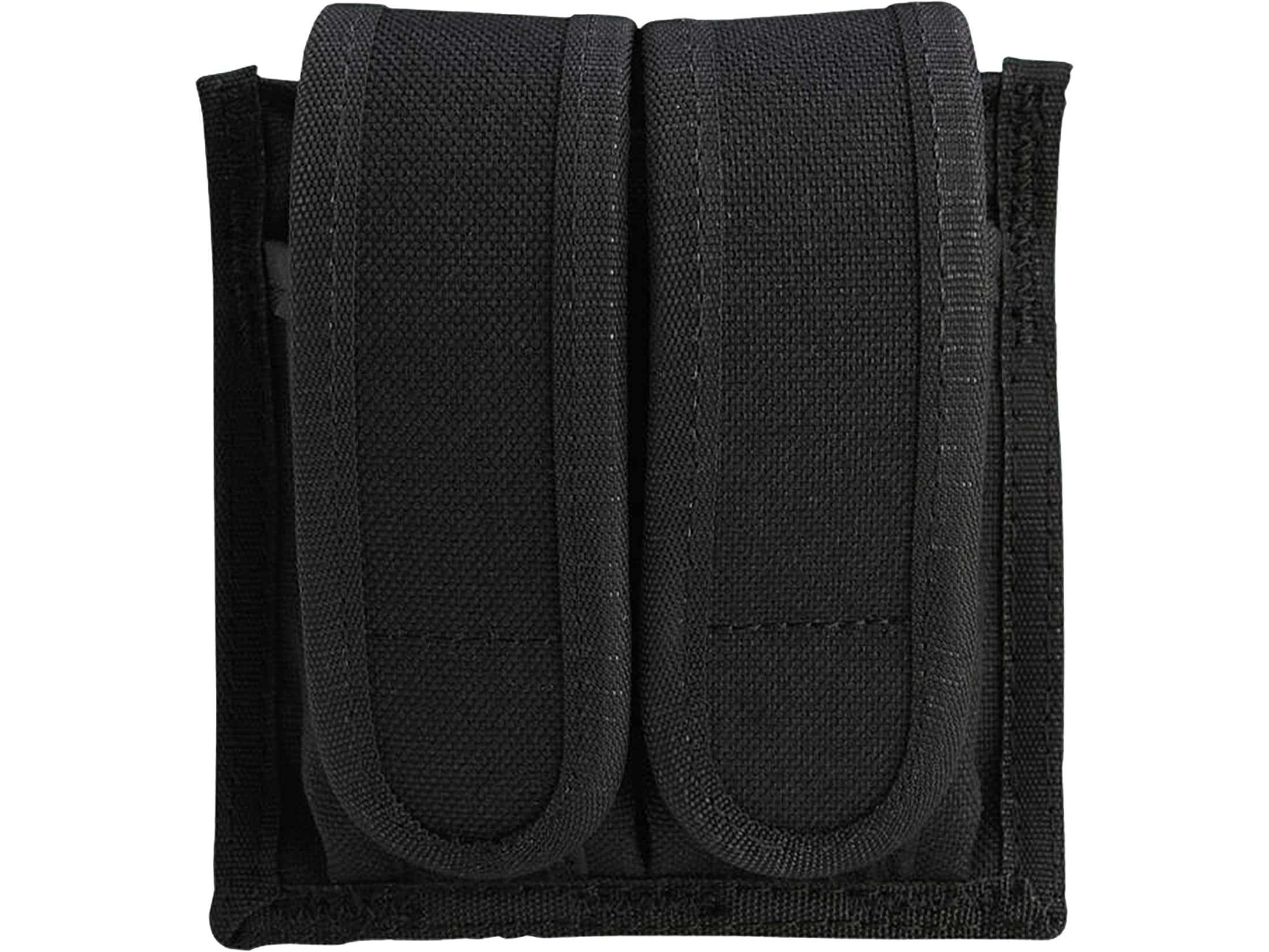 Uncle Mike's Universal Hook & Loop Double Mag Pouch Nylon Black
