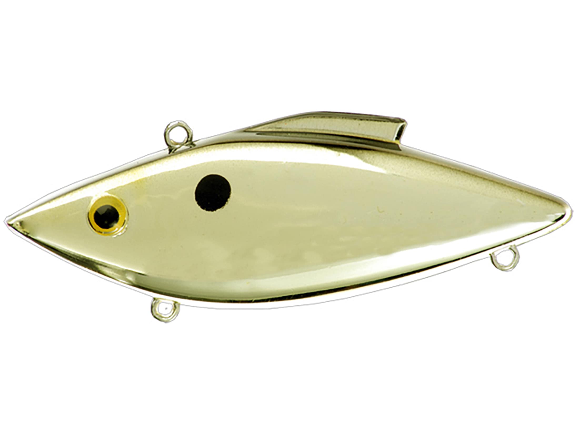 Bill Lewis Mini-Trap Lipless Crankbait Chrome Blue Back