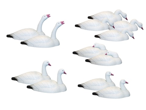 Hard Core Touchdown Snow Goose Shell Decoy Pack of 12