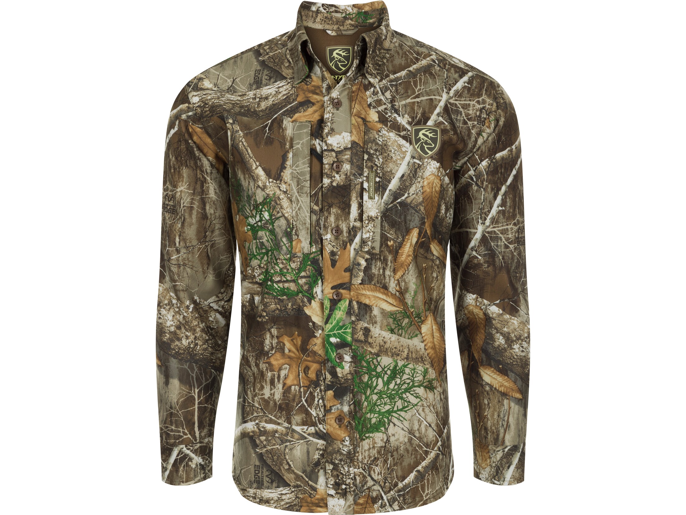 Drake Men's Non-Typical MST Microfleece Softshell Shirt Realtree EDGE