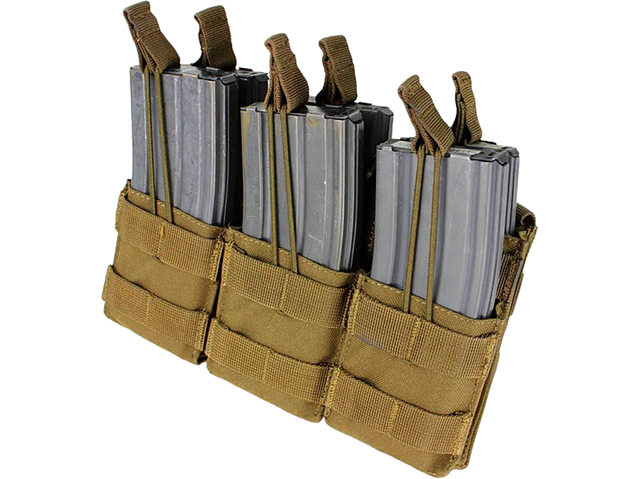 Condor MOLLE Triple Stacker AR-15 Mag Pouch Black