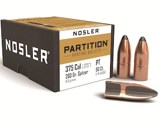Product Comparison for Nosler Partition 375 Caliber (375 Diameter ...