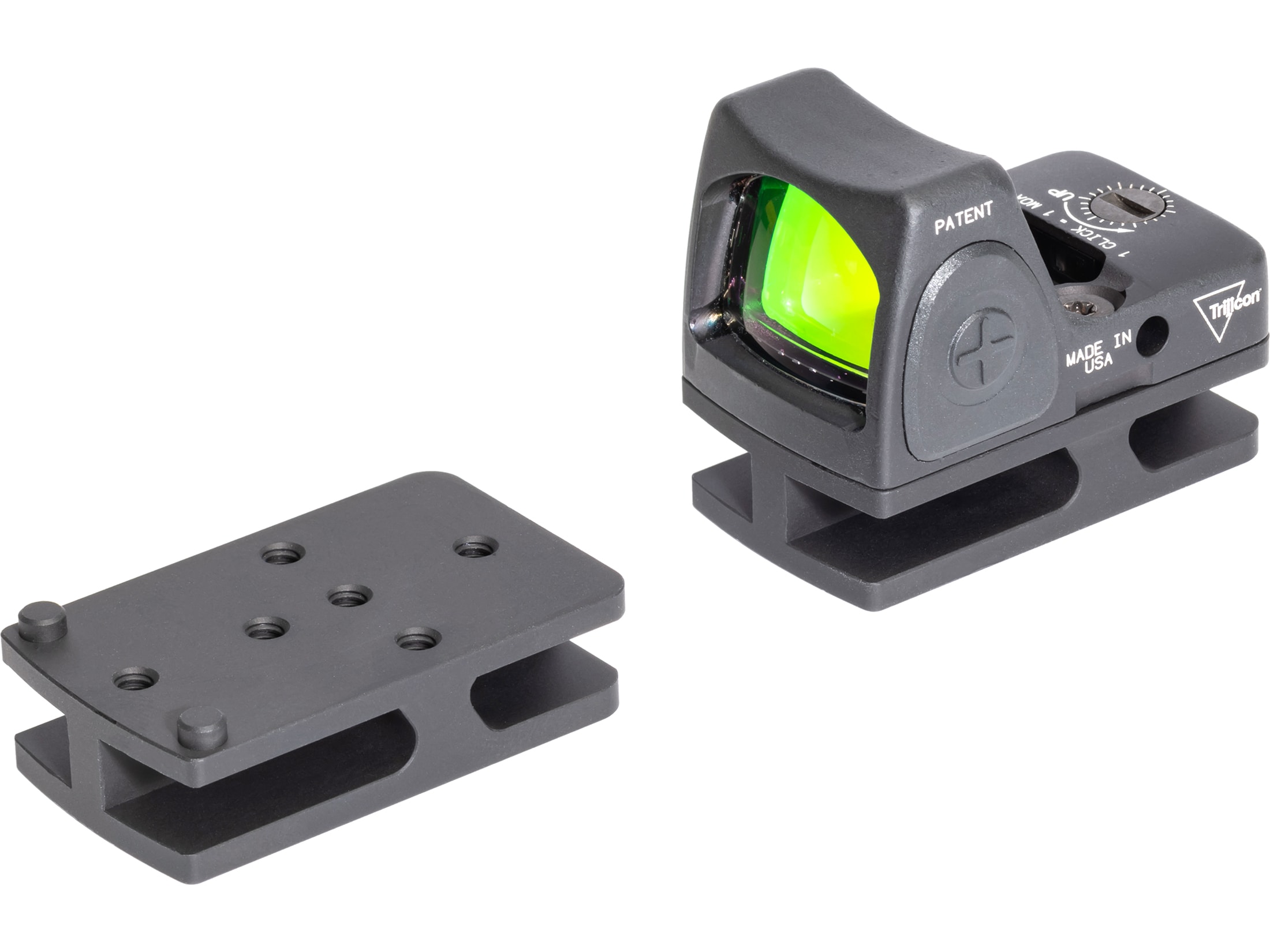 Badger Ordnance Condition One Modular Mount Plate Trijicon RMR Black