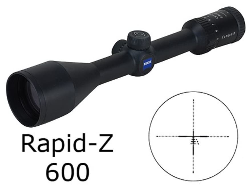 Zeiss MC Conquest Rifle Scope 3-9x 50mm Rapid Z 600 Reticle Matte