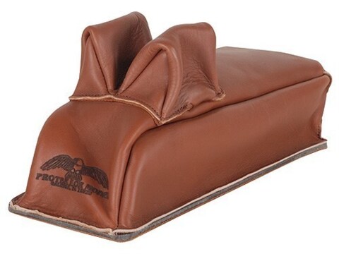 Protektor Rabbit Ear Loaf Rear Shooting Rest Bag Leather Tan Unfilled