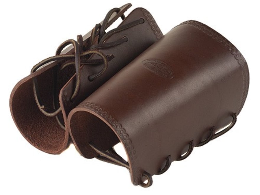 Hunter 1083 Cowboy Wrist Cuffs Leather Antique Brown