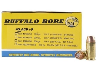 Hornady Custom Ammo 45 ACP +P 230 Grain XTP Jacketed Hollow Point Box
