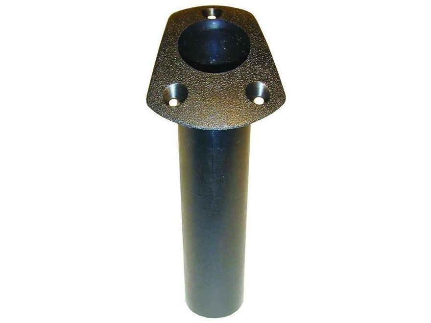 T-H Marine Rod Holder Angled Top Flush Mount Black