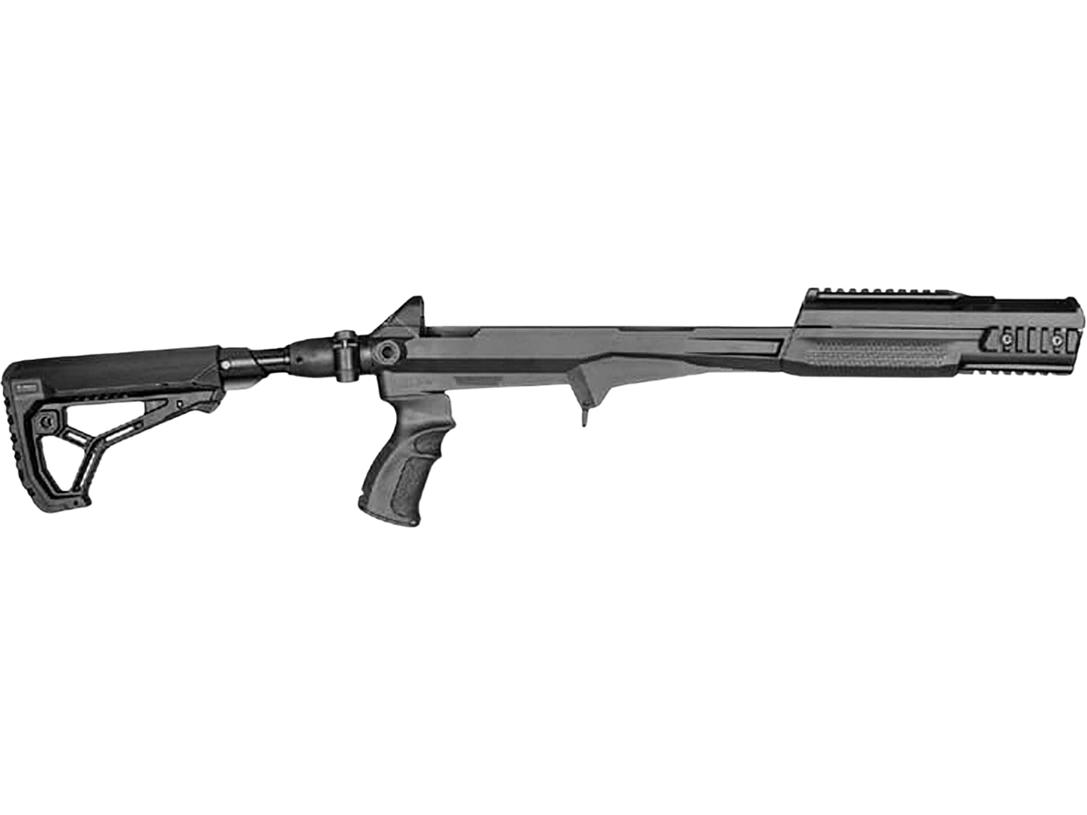 FAB Defense M4 Chassis System SKS Shock Absorbing Buttstock Black