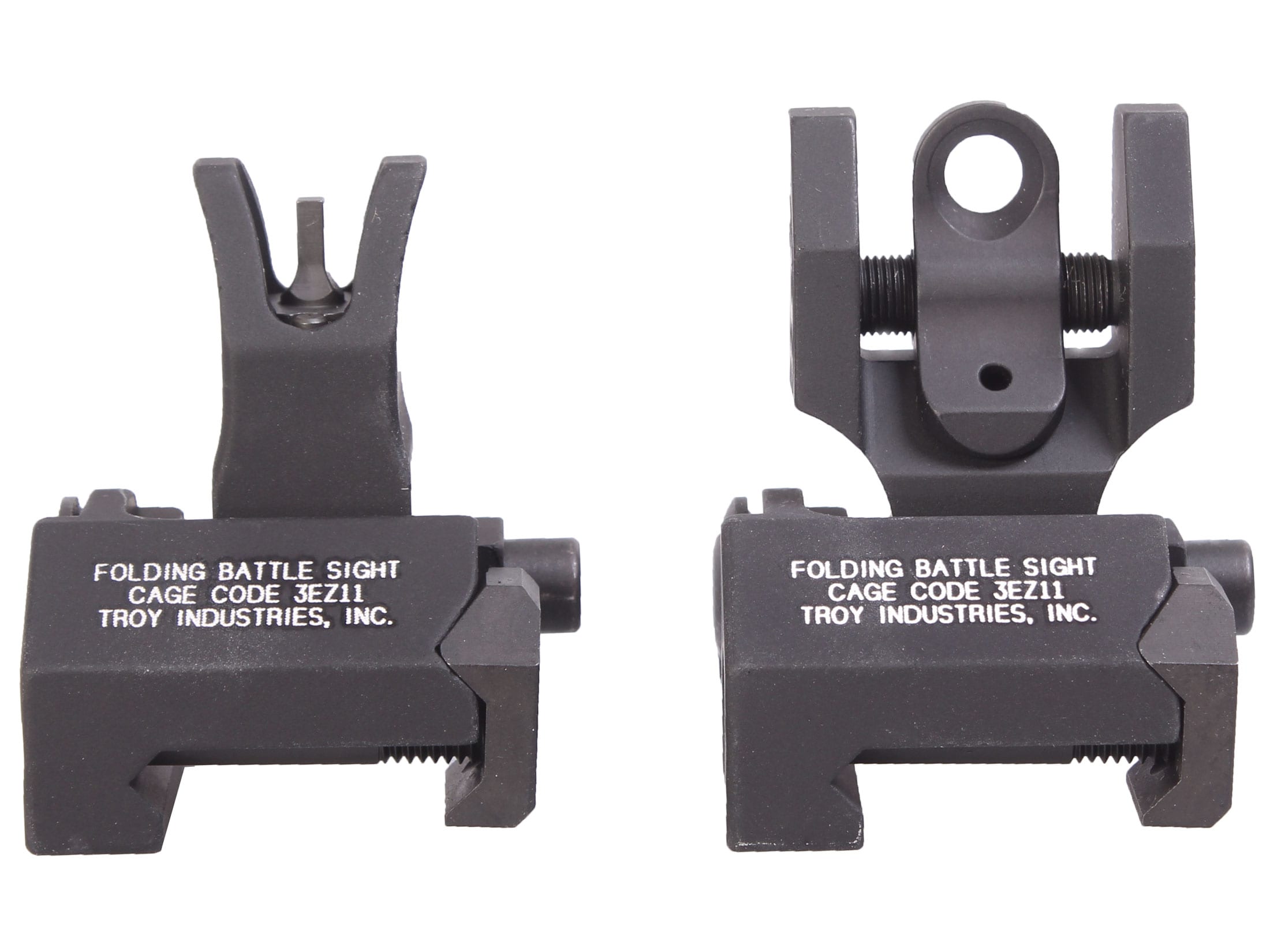 Troy Industries Medium Flip-Up Battle Sight Set M4-Style Front, Round