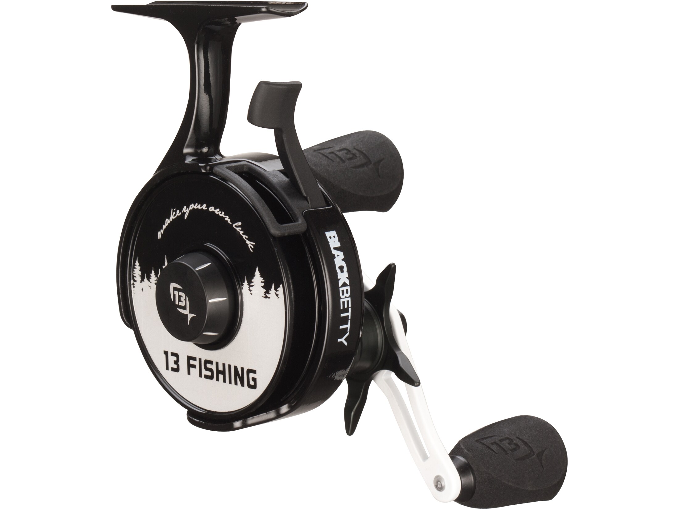 13 Fishing FreeFall Carbon Northwoods Edition Inline Ice Fishing Reel
