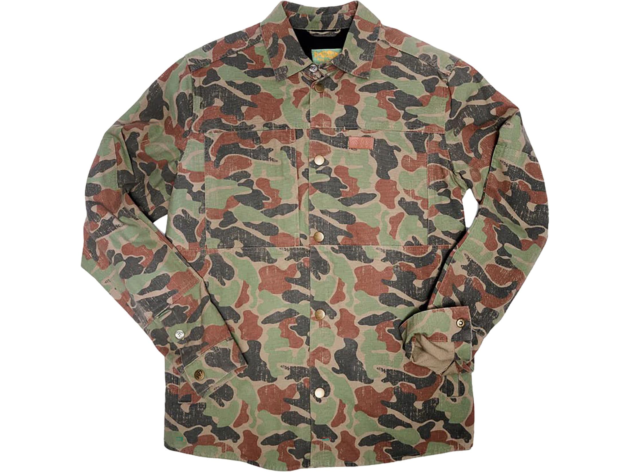 Marsh Wear Men's Delano Shirt Jacket Rock Copahee Camo Medium