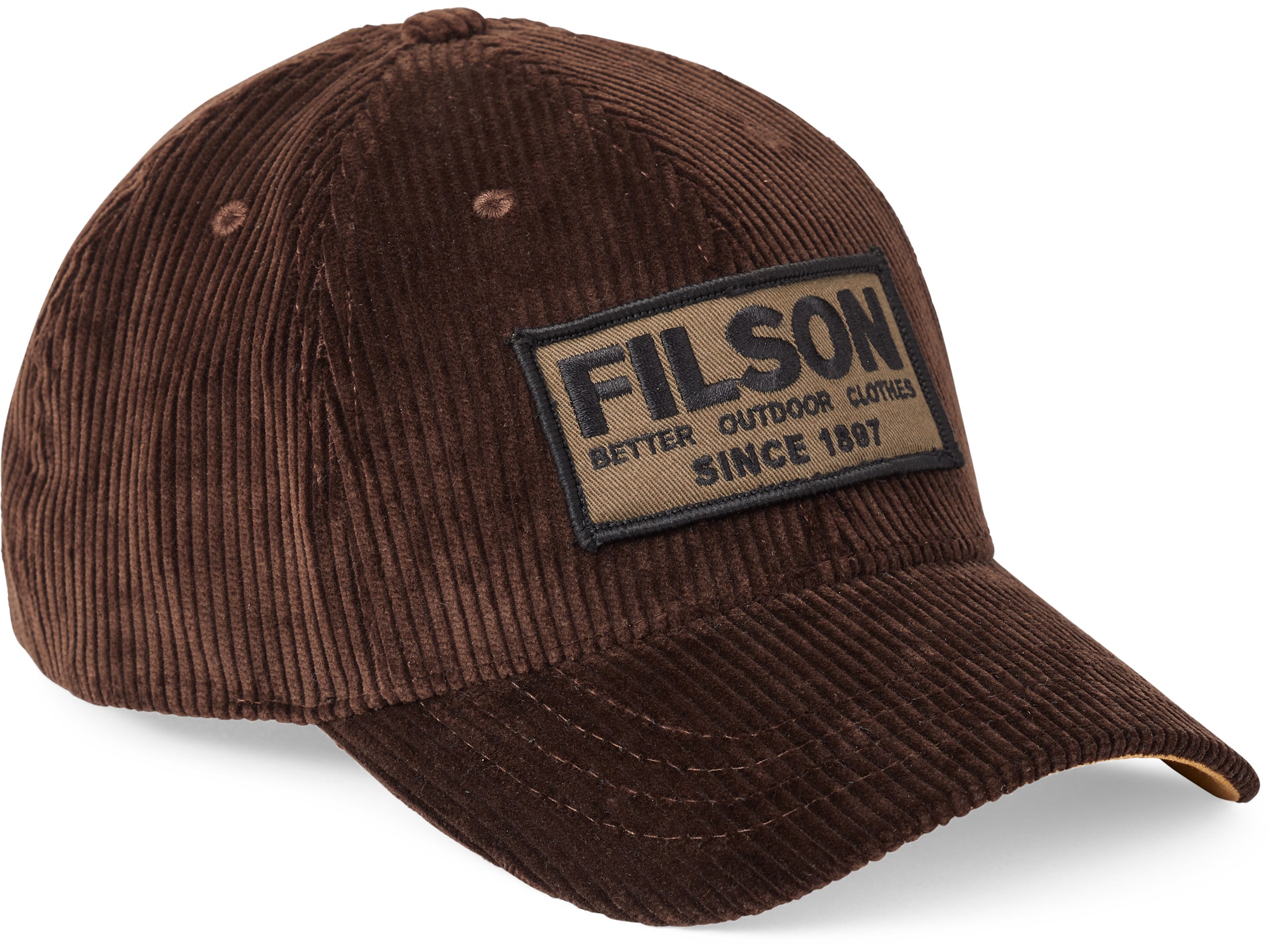 Filson Men's Logger Cap Cotton Dark Brown