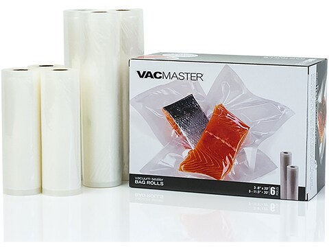 VacMaster Vacuum Sealer Bag Roll Combo Pack of 6