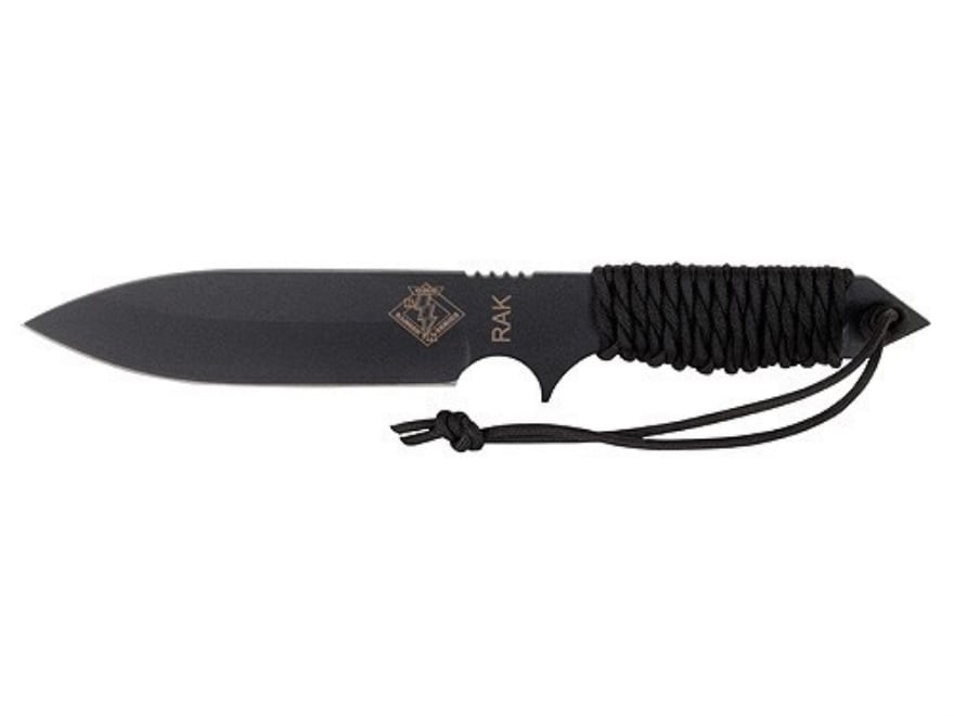 Ontario RAK Assault Fixed Blade Knife 6 Drop Point 1095 Black Steel