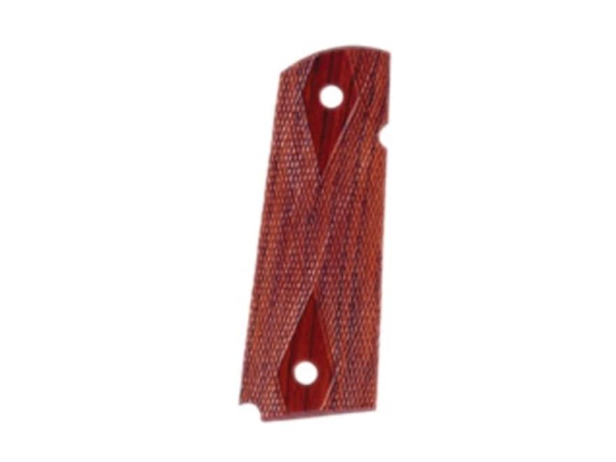 Chip McCormick Grips 1911 Officer Slim Line Checkered Rosewood