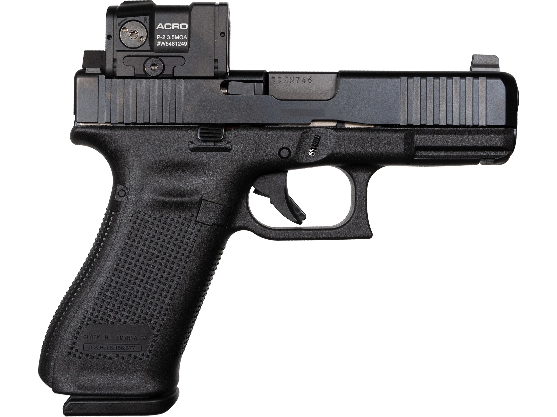 Glock 45 9mm Luger Pistol 4.02 Barrel 10+1 Round Black Aimpoint ACRO