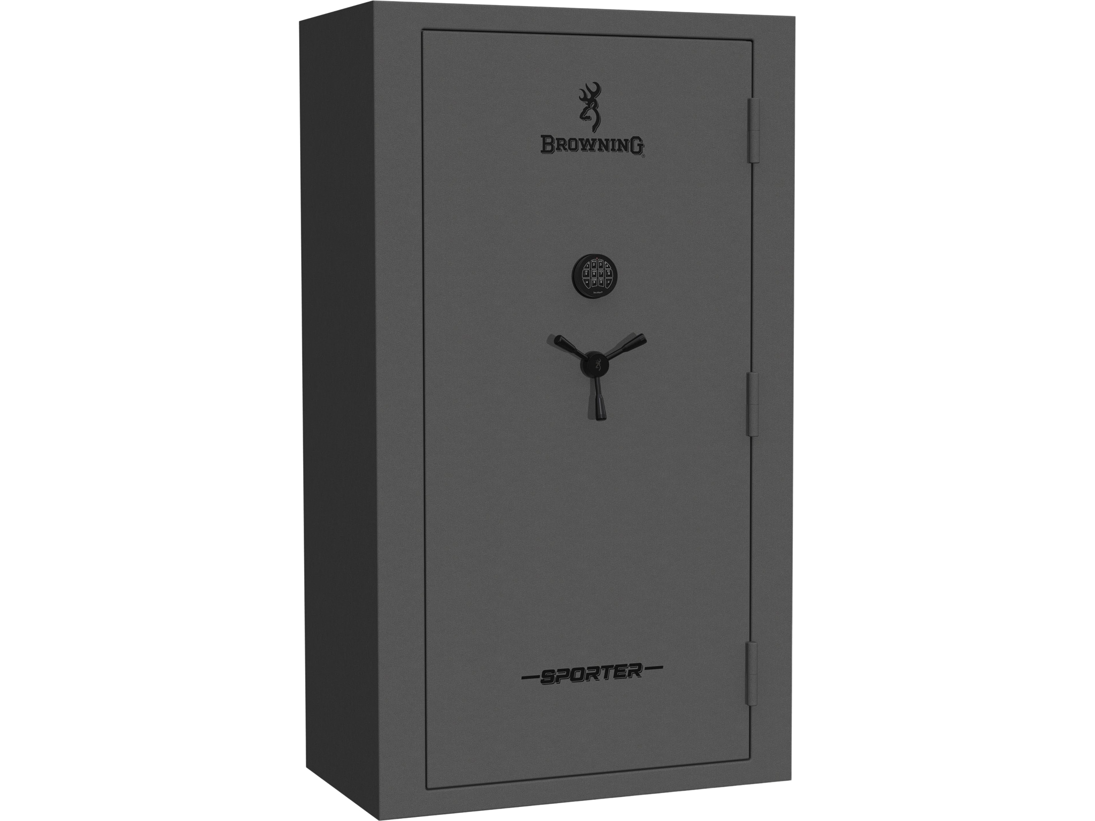 Browning Sporter Fire-Resistant 49 Gun Safe Electronic Lock Putty Gray