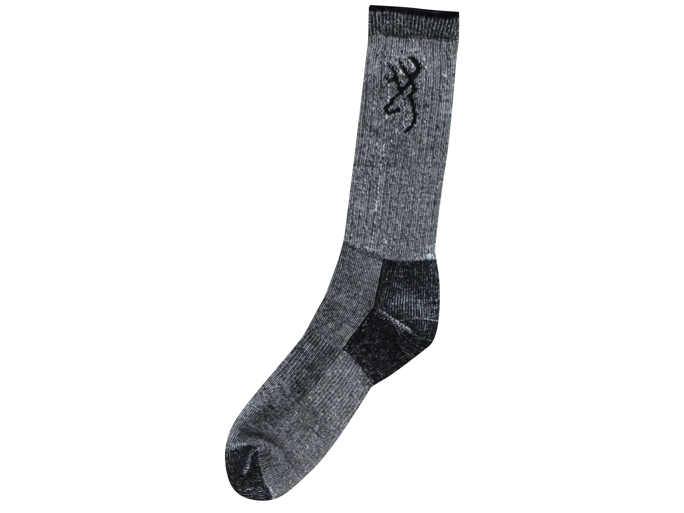 Browning Men's Everyday Midweight Crew Socks Merino Wool Blend Navy