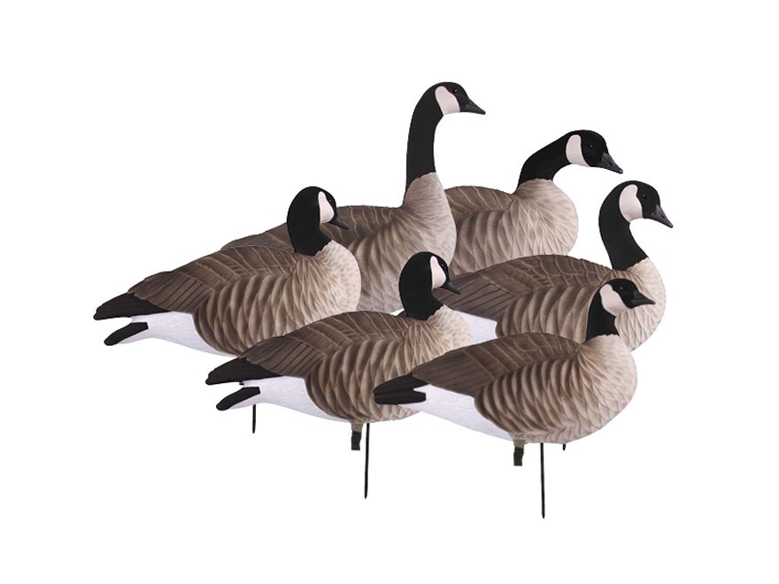 GHG Newbold FFD Lesser Active Full Body Goose Decoy 6PK 6-Slot Decoy