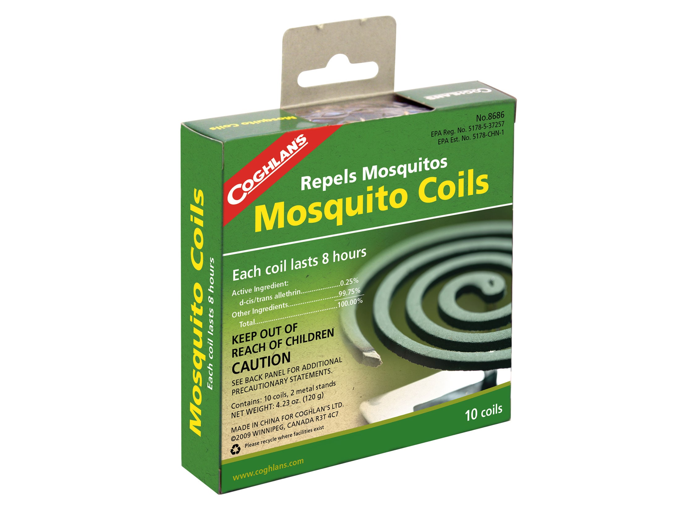 Coghlans Mosquito Coil Insect Repellent 10PK
