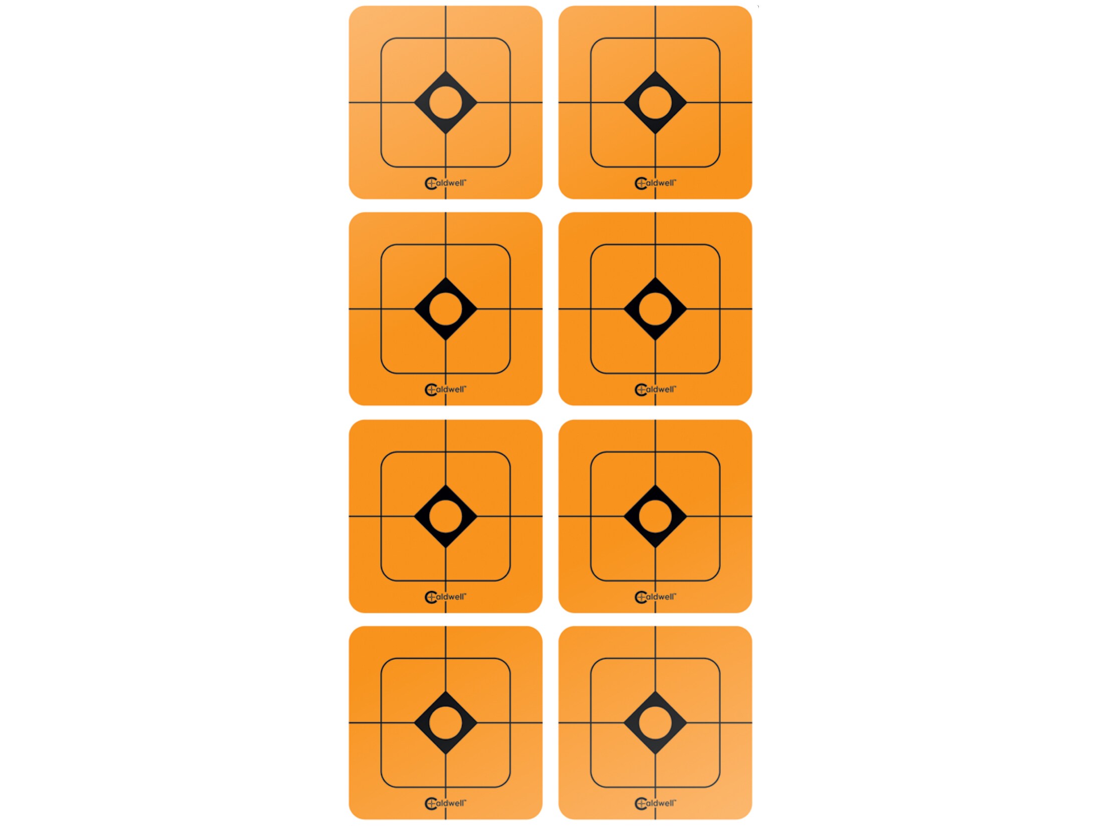 Caldwell Shooting Squares 1-1/2 Pack of 12 Sheets 8 Squares per Sheet