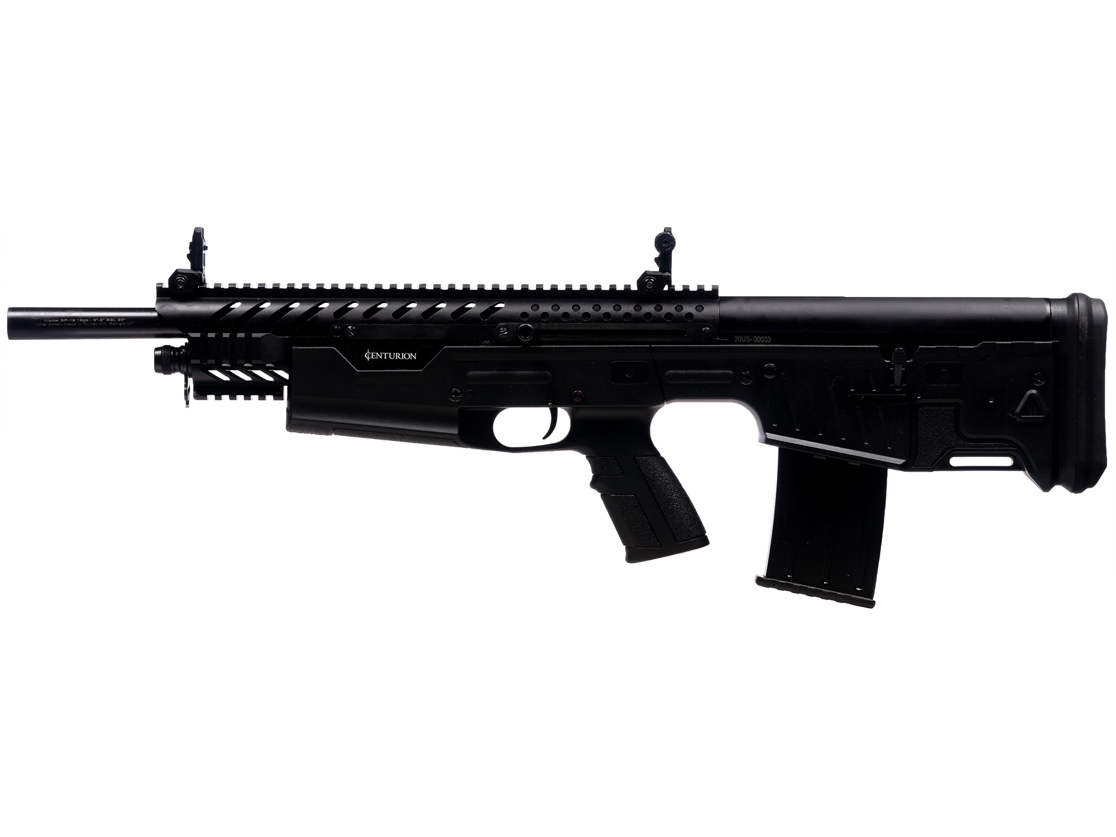 Century Arms Centurion BP-12 Semi Automatic 12 Ga Shotgun 19.75 Black