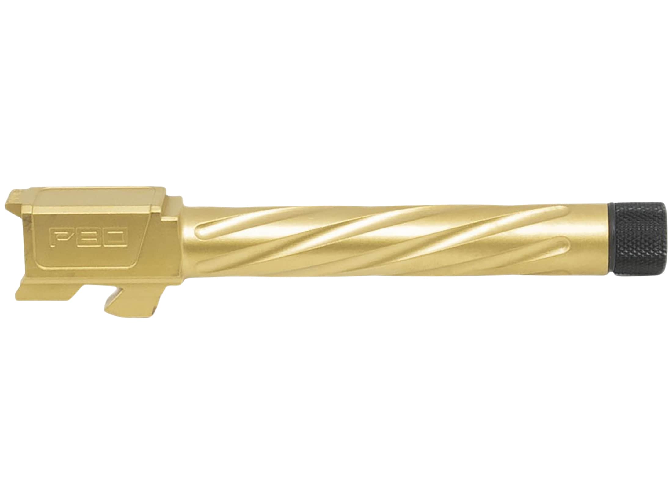 Polymer80 Barrel Glock 19 9mm Luger Gen 1, 2, 3, 4, 5 Fluted 1/2-28