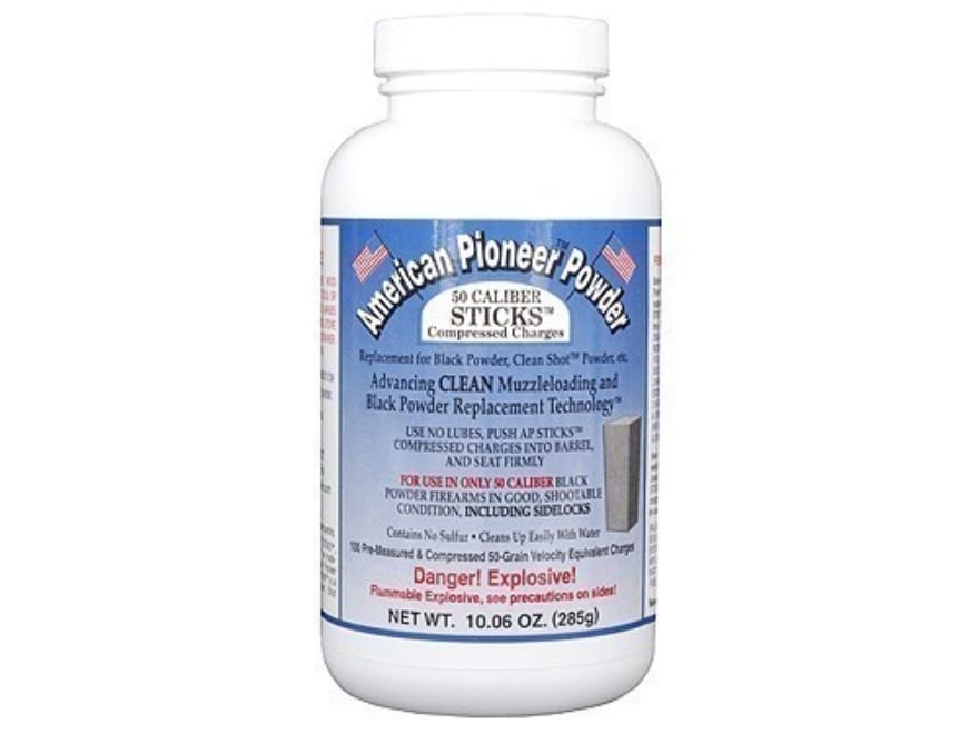 American Pioneer Black Powder Substitute 50 Cal 50 Grain Sticks 100PK