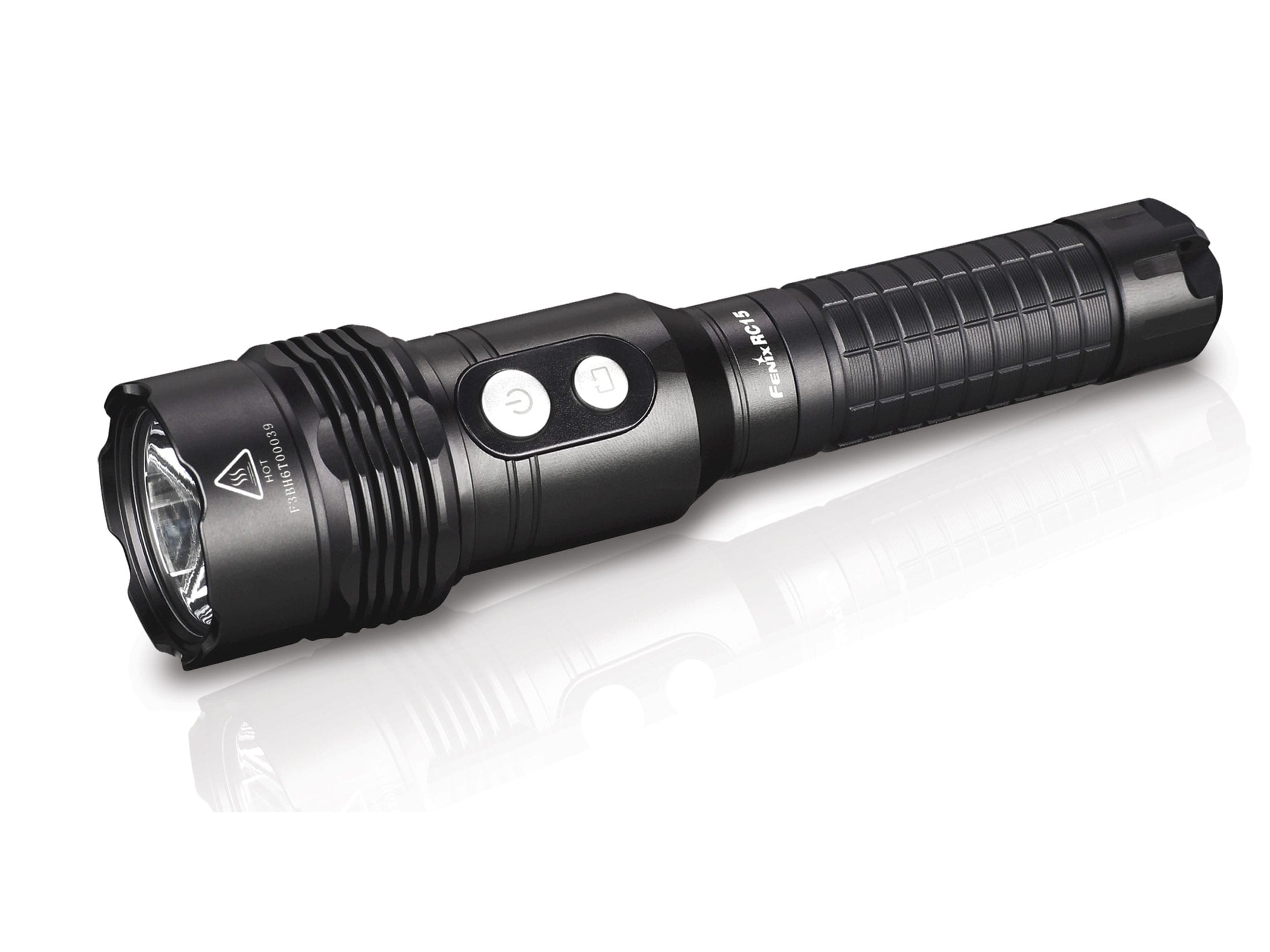 Fenix RC15 Flashlight LED Rechargeable 18650 Battery Aluminum Black