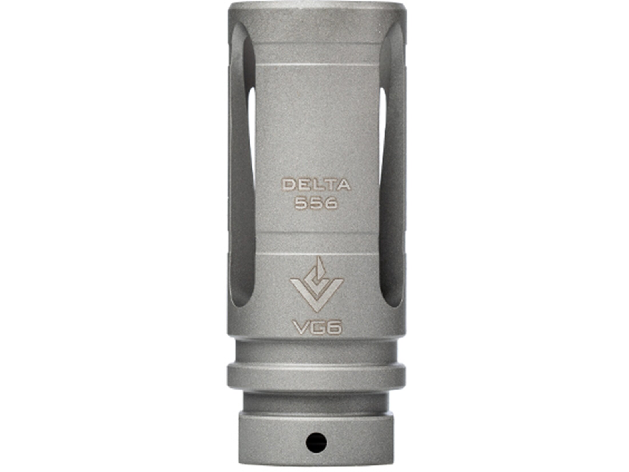 VG6 Precision Delta Flash Hider 5.56mm 1/2-28 Thread SS Nitride