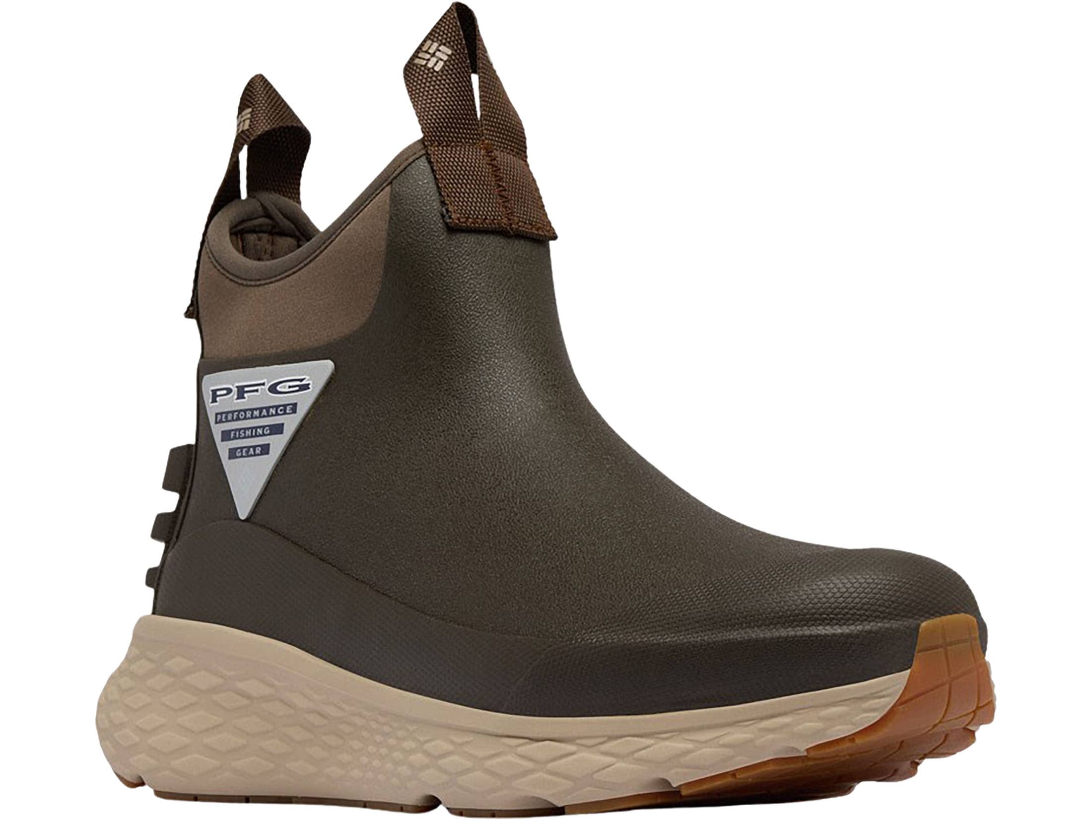 Columbia PFG Pro Sport Deck Boots Rubber Ancient Fossil/Cypress Men's