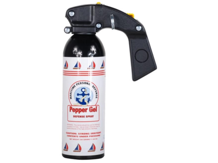 Mace Maritime Gel Pepper Spray 330 Gram Aerosol 10% OC Gel Plus UV Dye