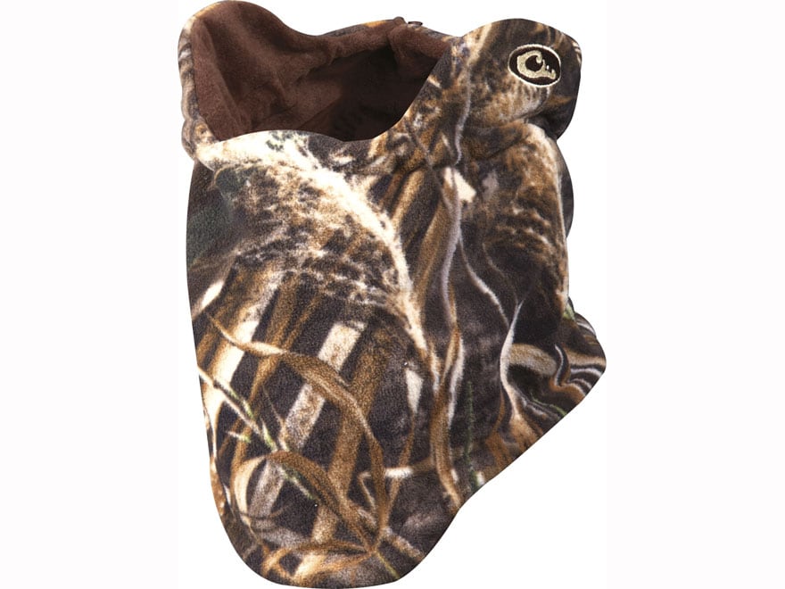 Drake Fleece Neck Gaiter Polyester Mossy Oak Bottomland Camo