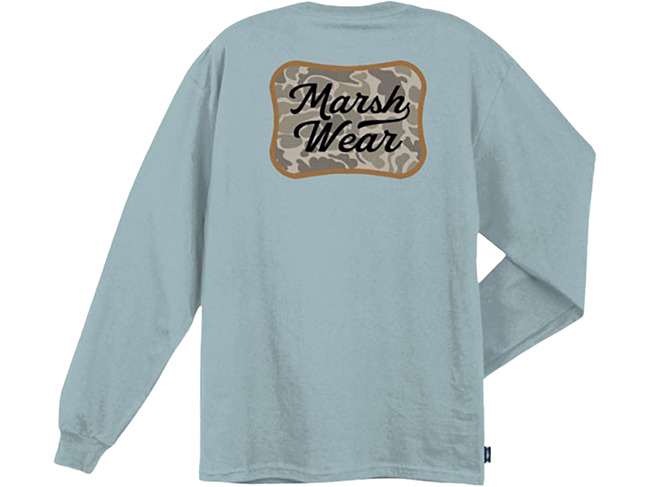 Marsh Wear Men's Roadside Long Sleeve Shirt Cloud Large