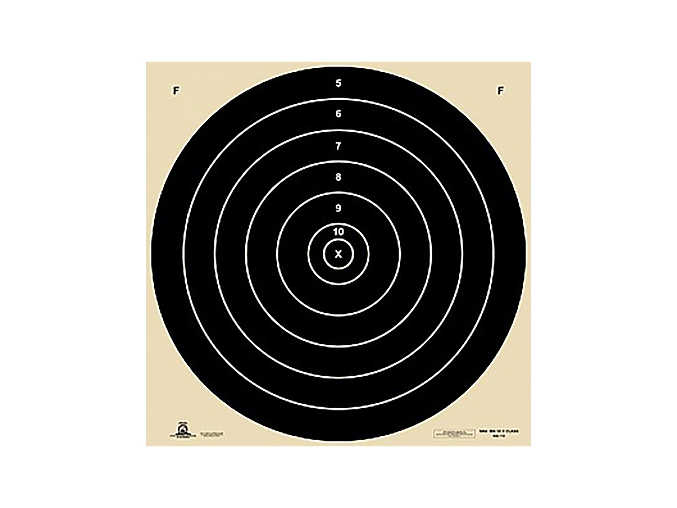 NRA Official F-Class Rifle Target Repair Center MR-1FC 600-Yard Paper