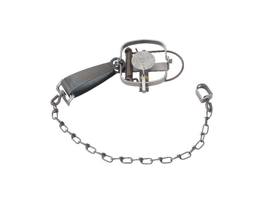 Duke #1 Guard Trap Long Spring Trap Steel Silver