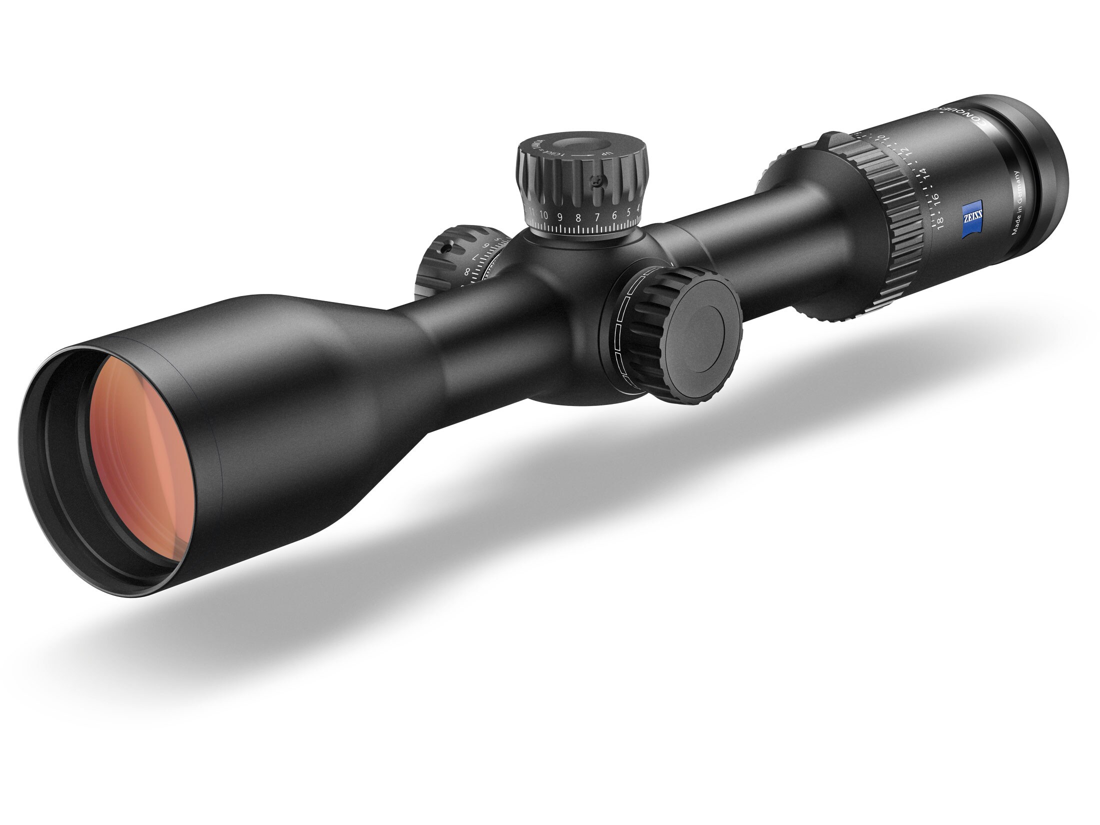 Zeiss Conquest V6 Zstop Rifle Scope 30mm Tube 3-18x 50mm ZBR Reticle