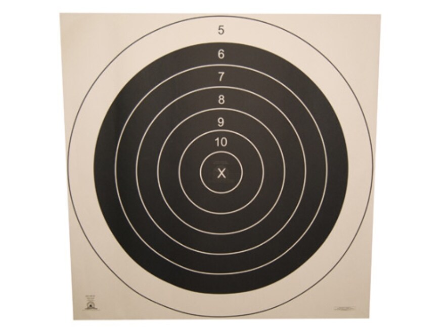 NRA Official High Power Rifle Target MR-65 500-Yard Full Face Paper