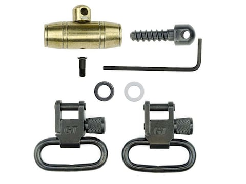 GrovTec Muzzle Loader Sling Swivel Set Hawken Style Brass Plated
