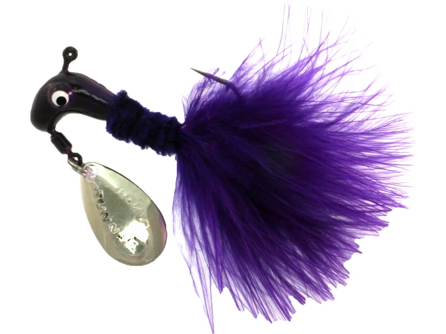 Road Runner Marabou Underspin Jig Black/Purple 1/16oz