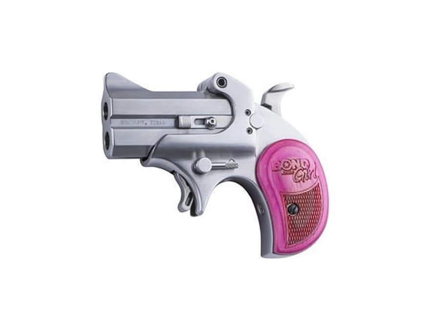 Bond Arms Mini 357 Mag Over Under Pistol 2.5 Barrel 2 Round Pink Grip