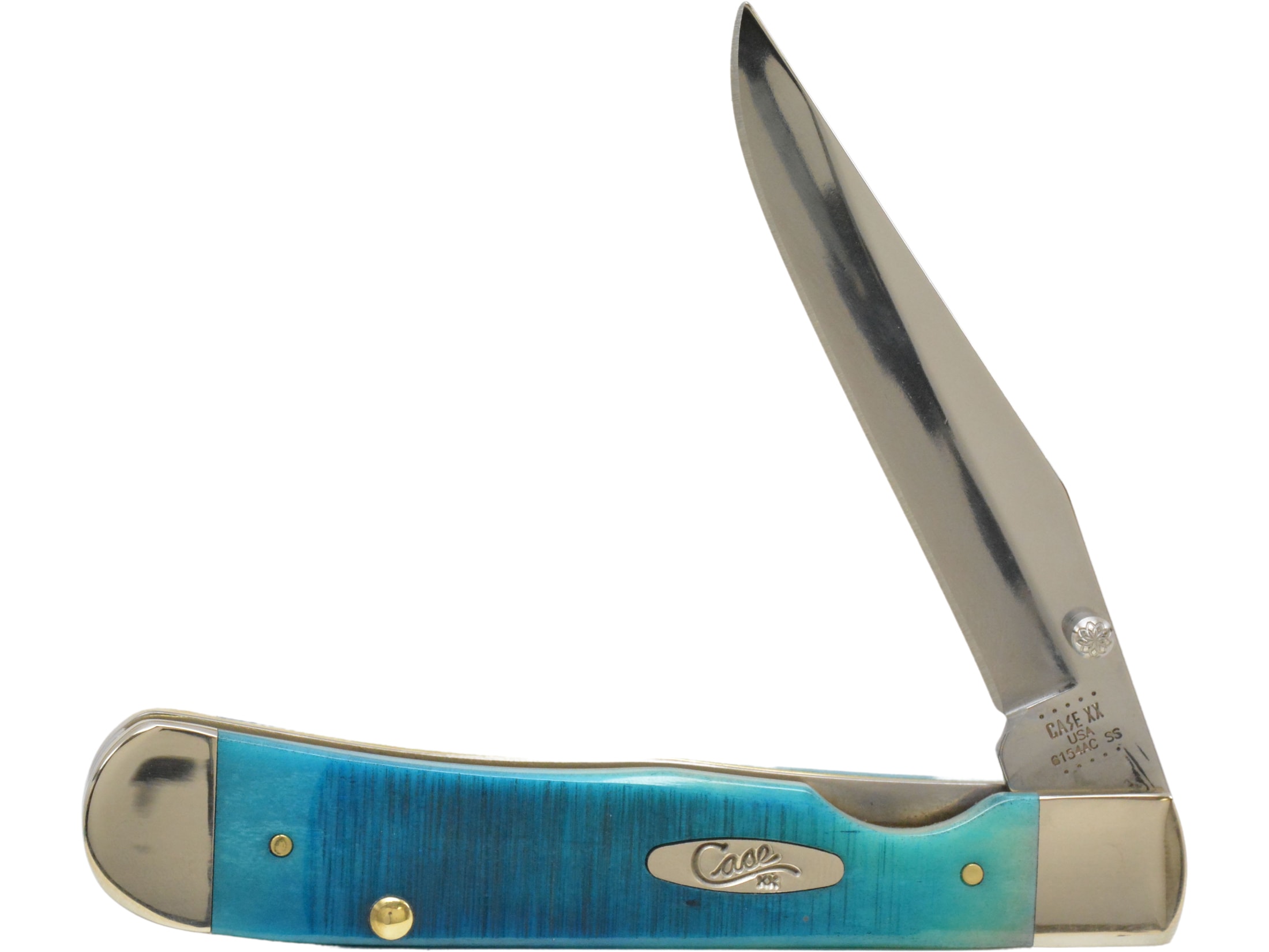 Case Kickstart Folding Knife 3.25 Clip Point Surgical Steel Mirror