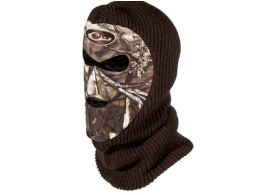 Drake LST Face Mask Polyester Mossy Oak Bottomland Camo