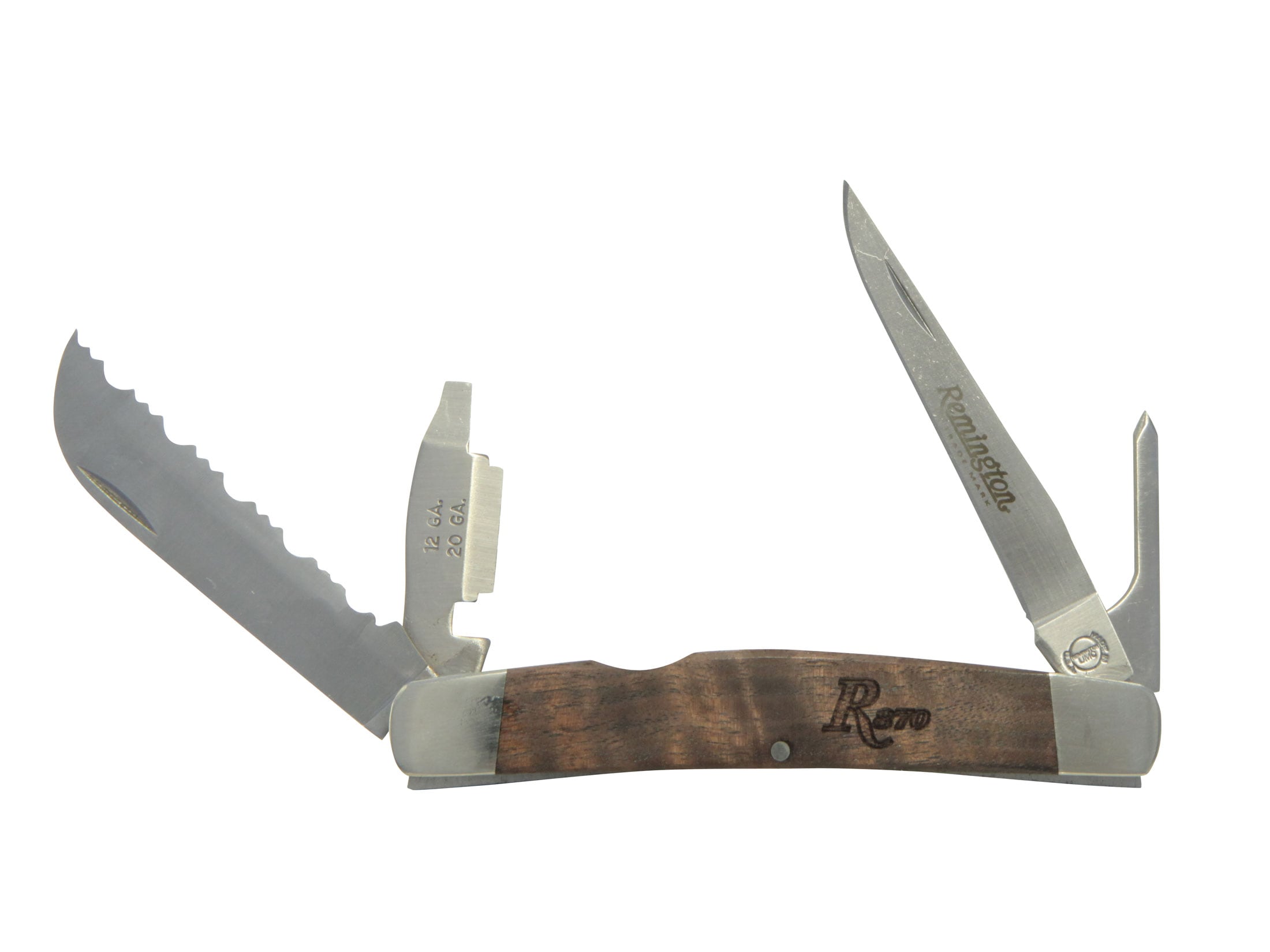 Remington 870 Heritage Series Waterfowl 2-Blade 2-Tool Pocket Knife