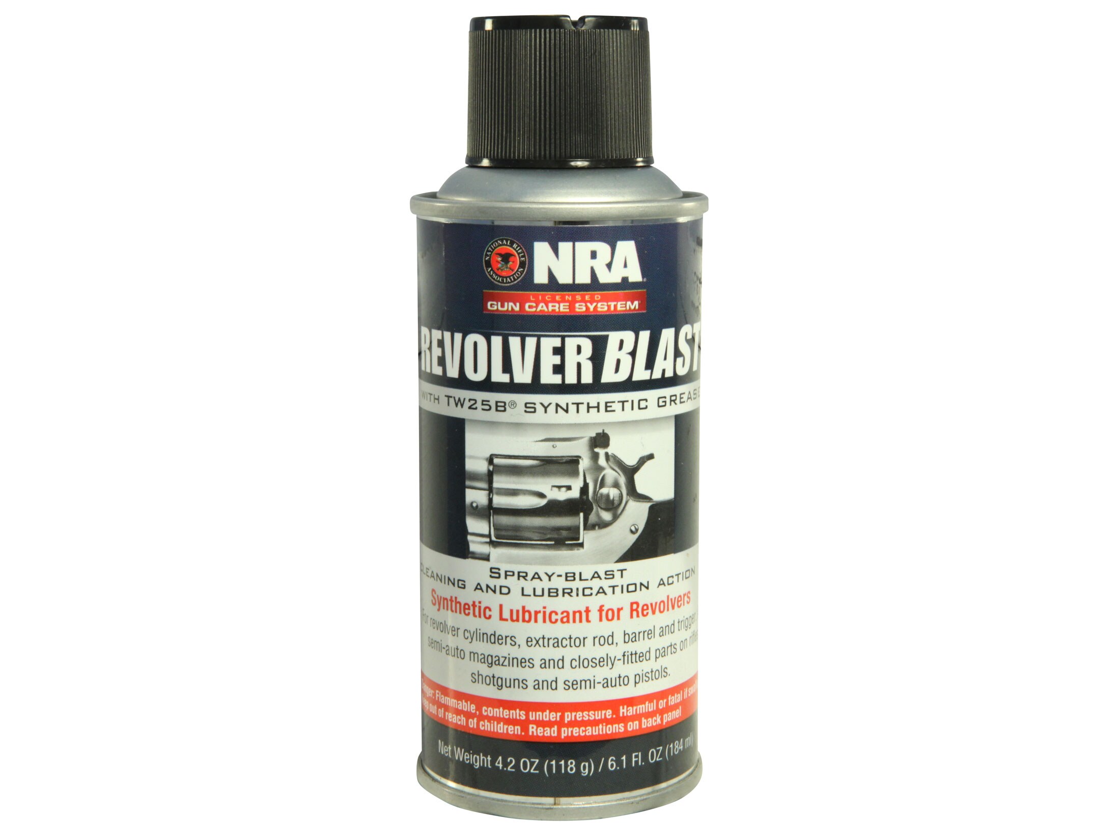 NRA Licensed Gun Care System By Mil-Comm Revolver Blast 6.1oz Aerosol