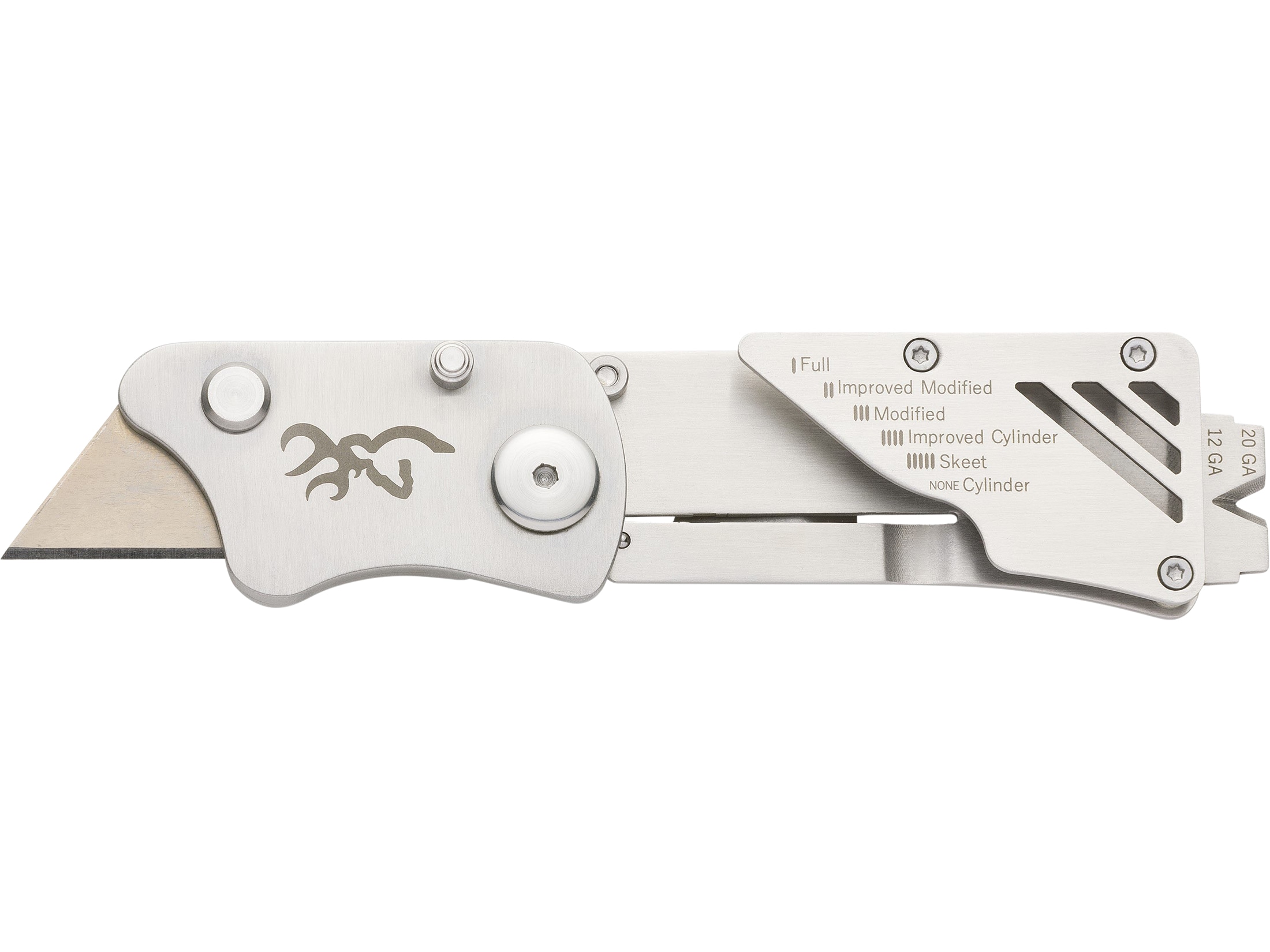 Browning Mini Range Tool Pocket Knife 1 Razor SS Stainless Blade SS