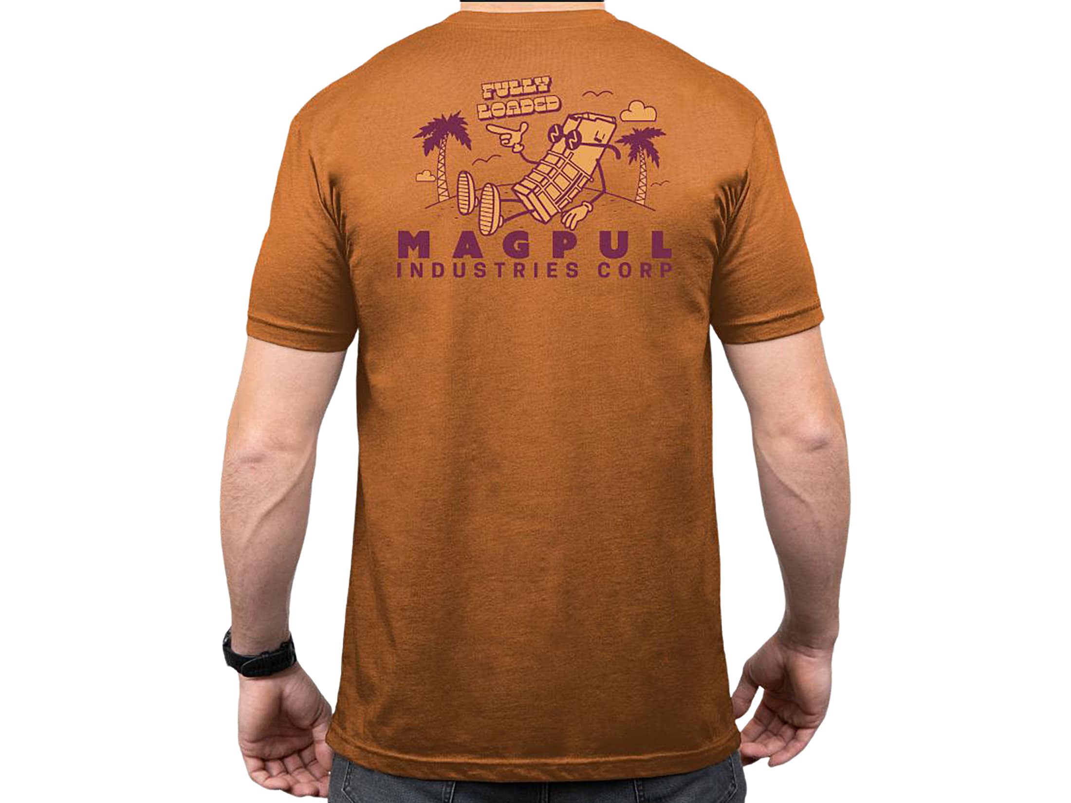 Magpul Men's Fully Loaded T-Shirt Rust Heather Large